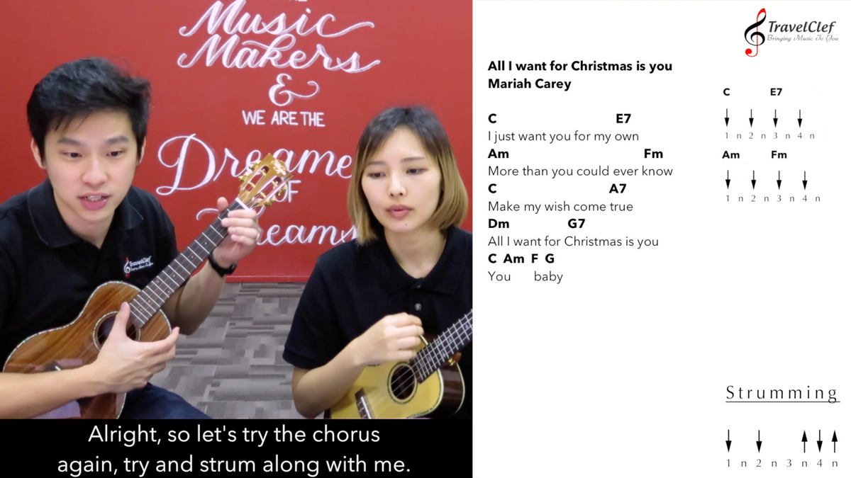 Ukulele Christmas Song Collection Vol.1 – TravelClef Online Music Store